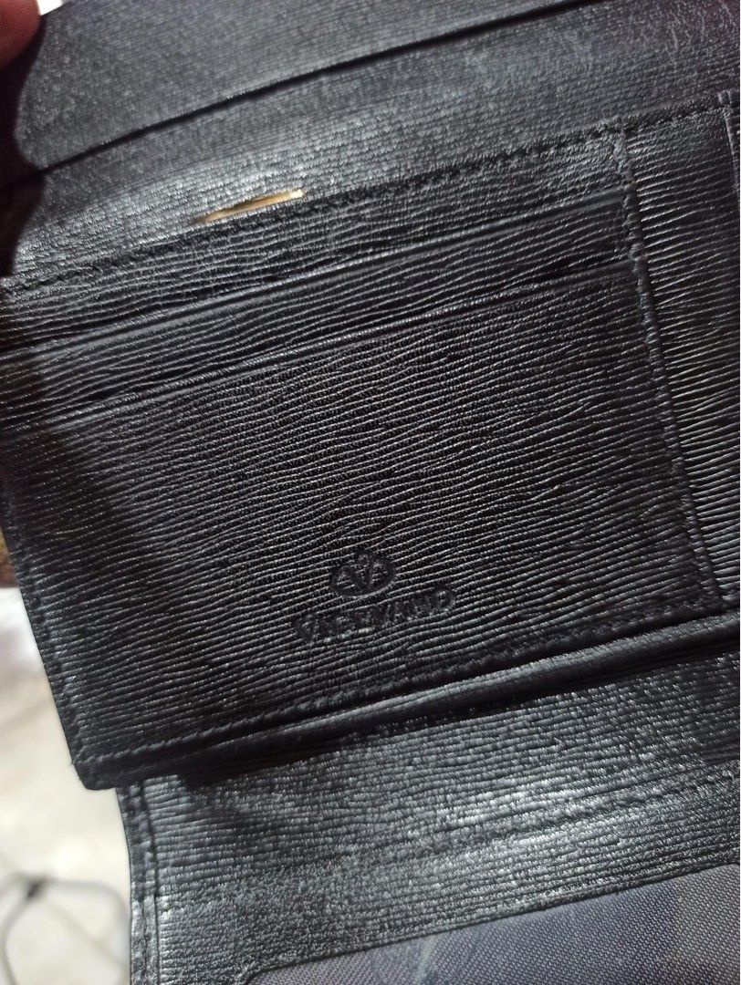 Vigevano Black Long Wallet, Women's Fashion, Bags & Wallets, Wallets ...