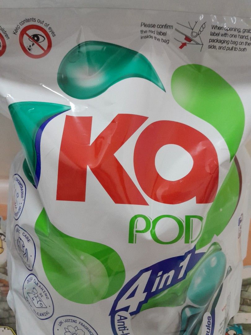 Walch KA 4in1 pod Anti-bacterial Laundry Capsules 100capsules ...