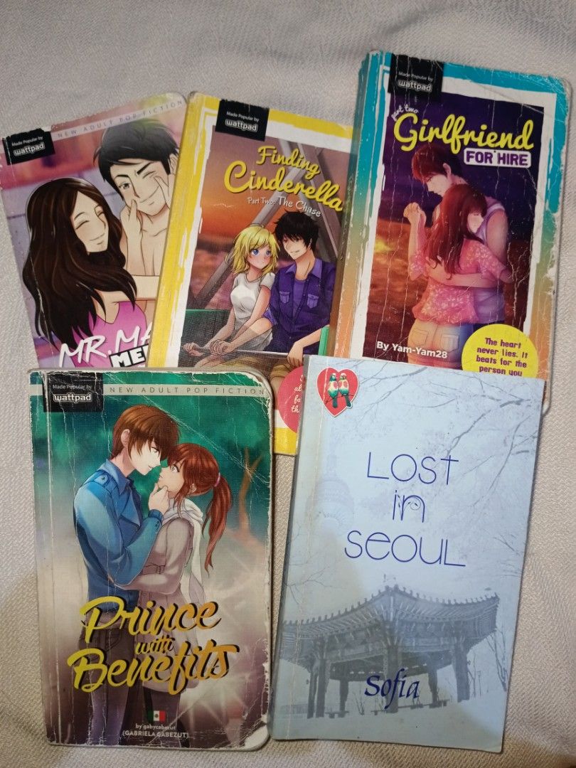 Wattpad Books (Finding Cinderella pt. 2, Girlfriend for hire pt.2, Lost ...