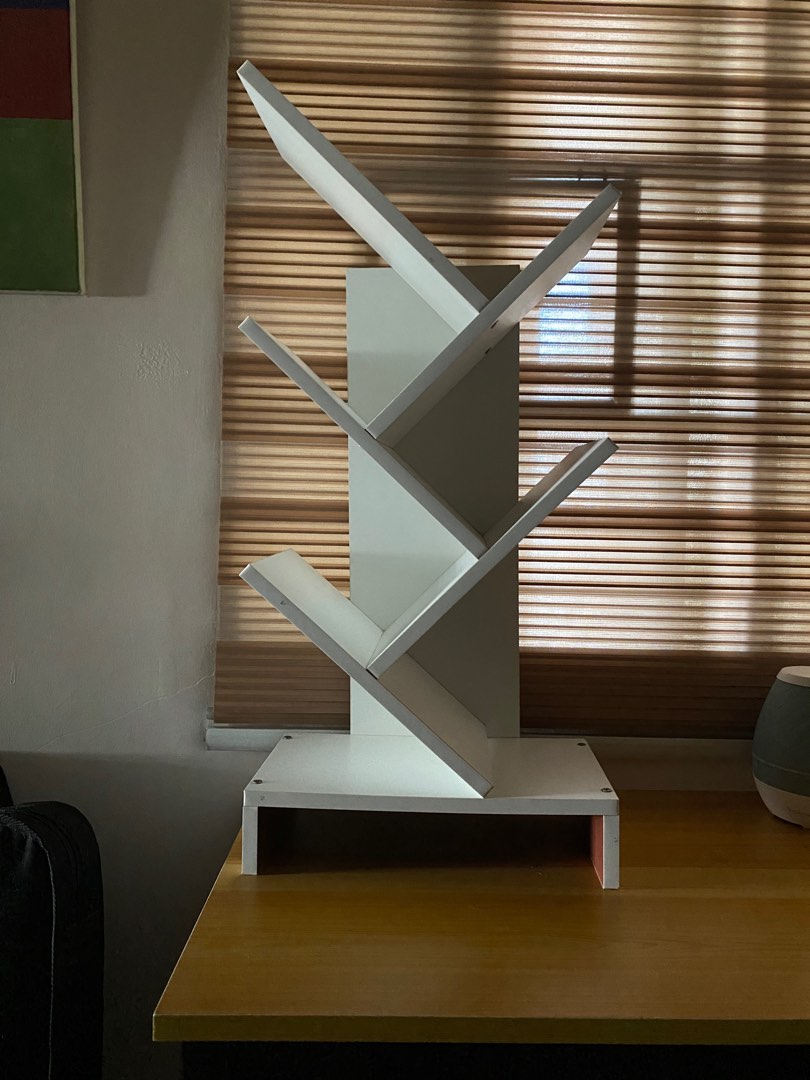 White Mini Bookshelf for table, Furniture & Home Living, Furniture ...