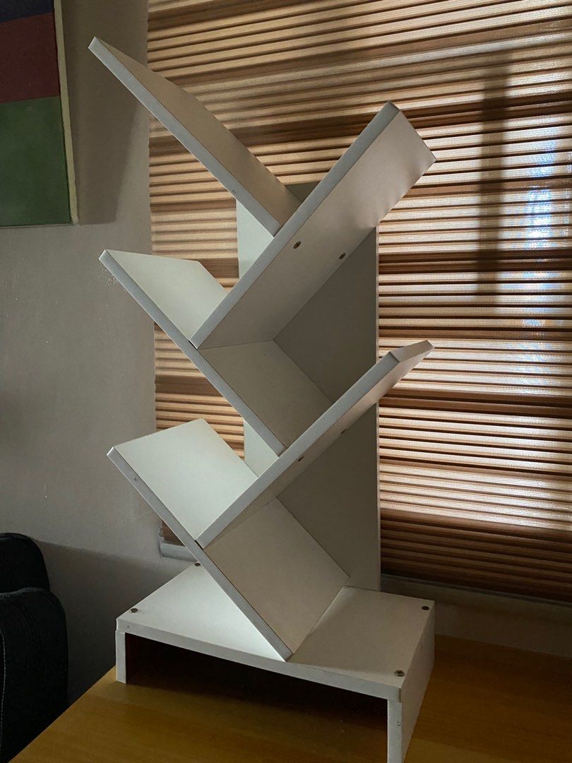 White Mini Bookshelf for table, Furniture & Home Living, Furniture ...