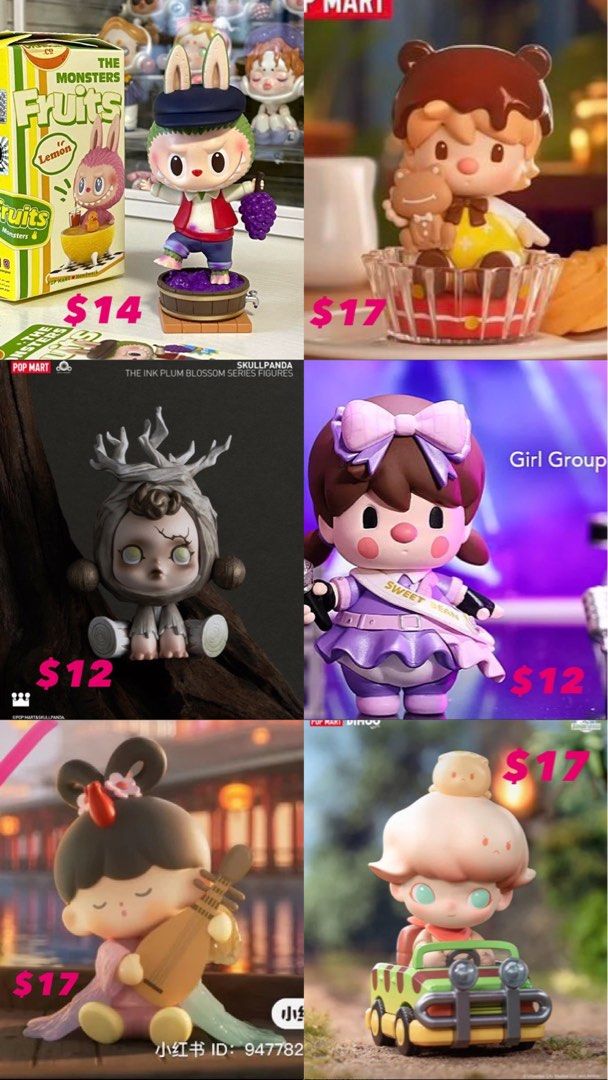 WTS/WTT Dimoo, Skullpanda, Pino Jelly, Sweet Bean, Hirono, Zzoton ...