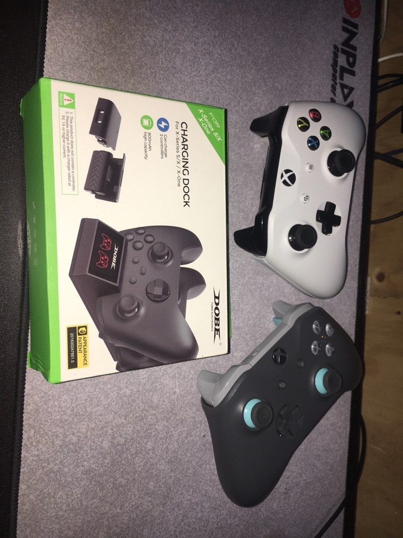Xbox one controller with charging dock, Computers & Tech, Parts ...