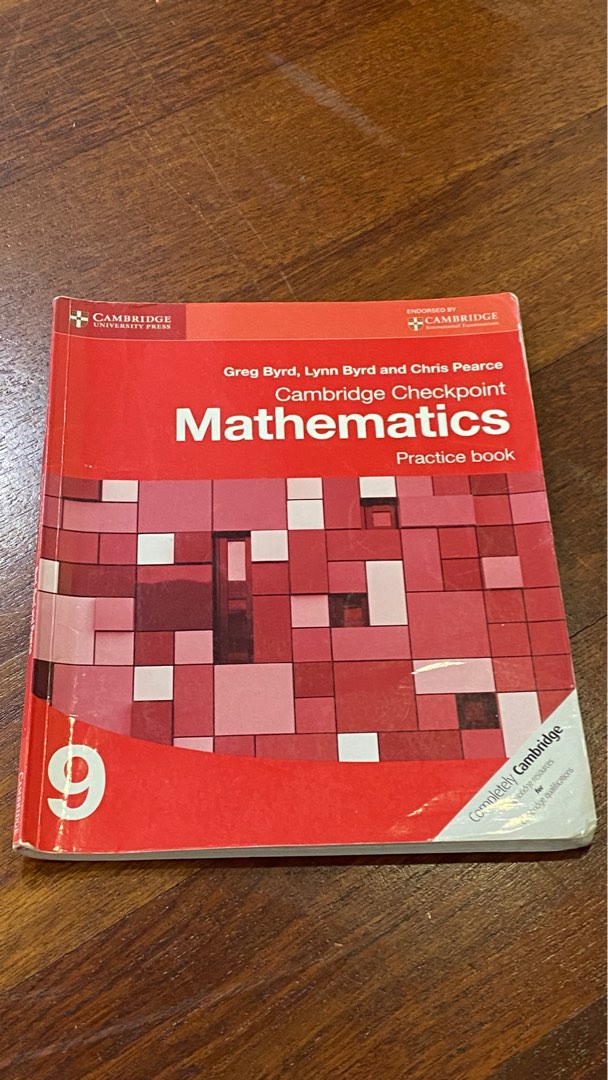 Y9 Cambridge Checkpoint Mathematics Practice Book, Hobbies & Toys ...