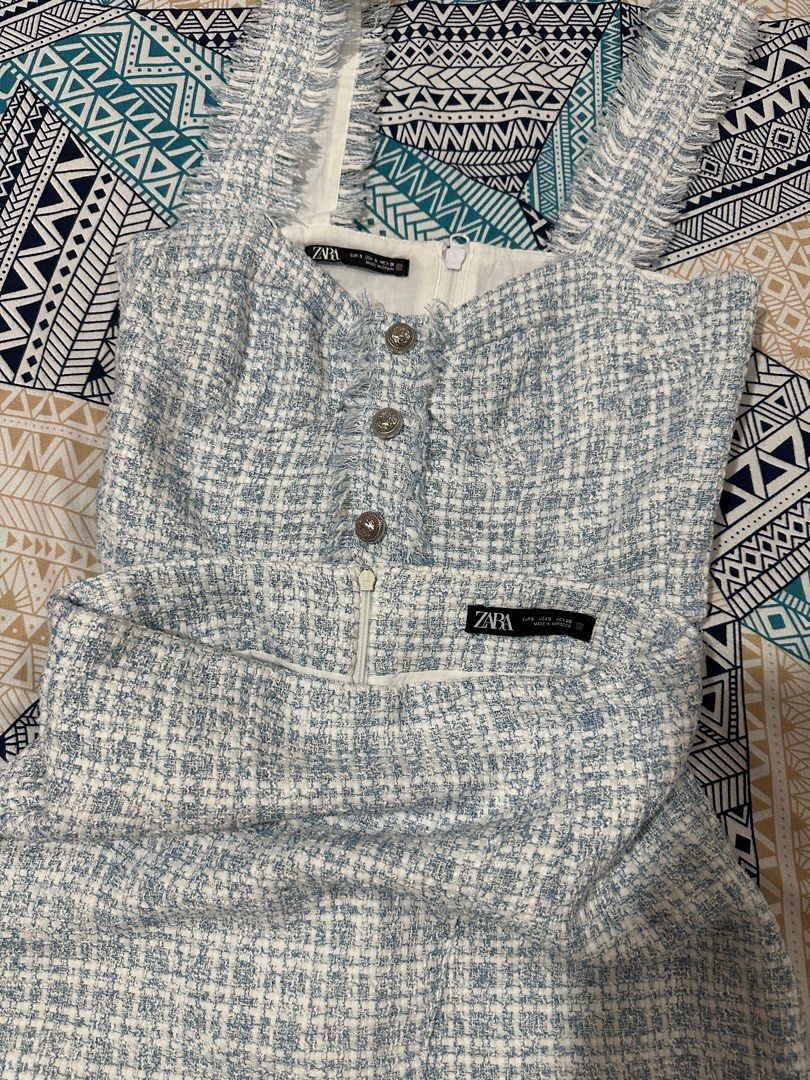 Zara Tweed Coordinates, Women's Fashion, Dresses & Sets, Sets or ...