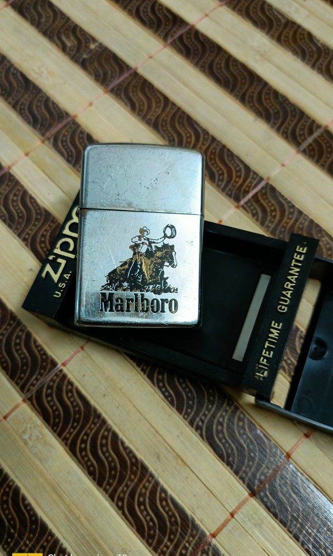 Zippo rare vintage Marlboro cowboy 1990, Hobbies & Toys, Collectibles & Memorabilia, Vintage ...