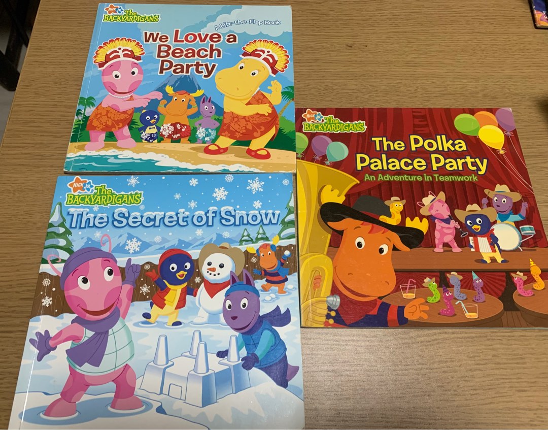 $100 for 3 books/NICK JR THE BACKYARDIGANS THE SECRET OF SNOW, 興趣及遊戲 ...