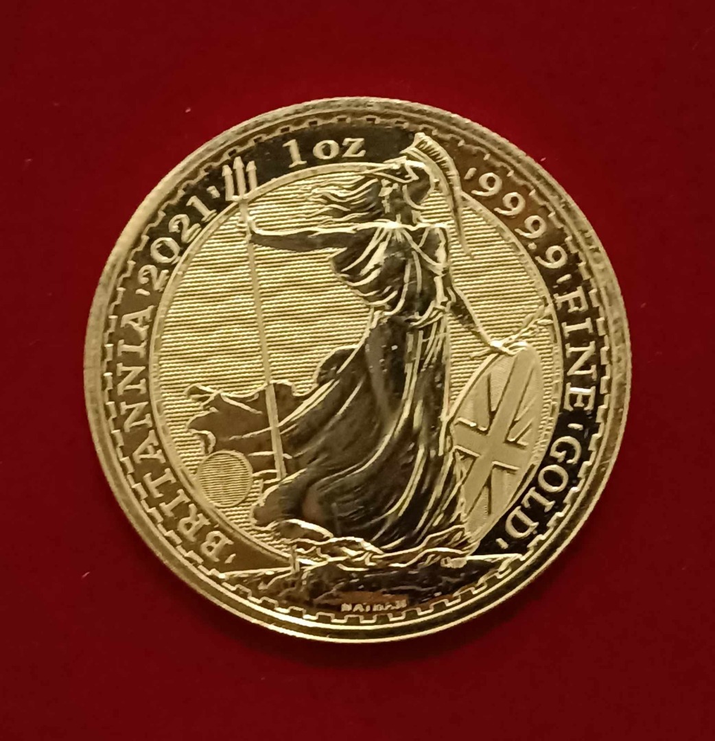 1 oz 2021 Britannia 999.9 Gold Coin, Hobbies & Toys, Memorabilia ...