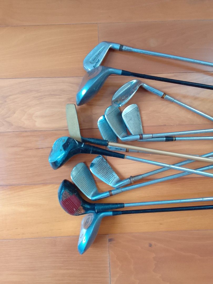 1 set isi 12 stik golf iron+driving/woods+putter, Olah Raga ...