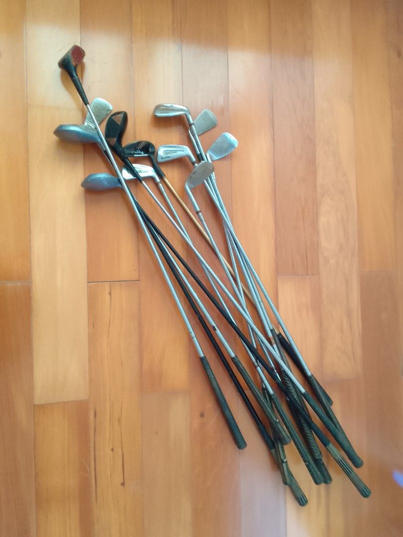 1 set isi 12 stik golf iron+driving/woods+putter, Olah Raga ...