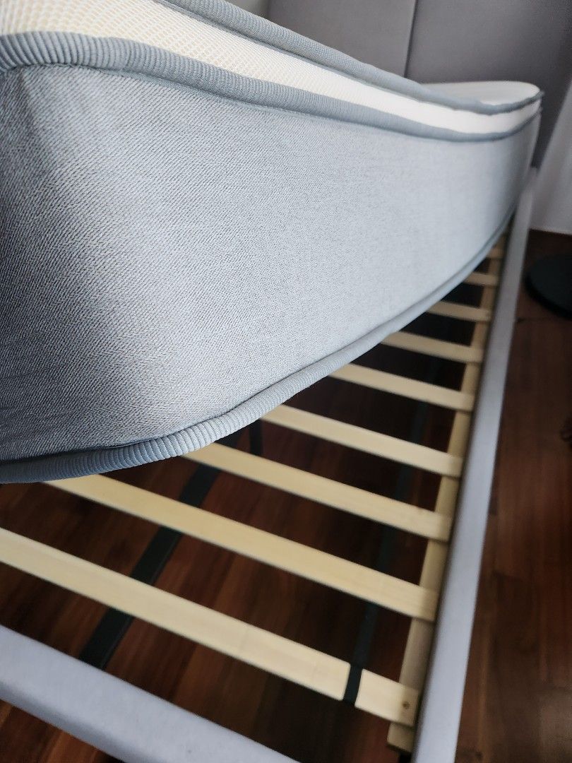 Relocating, hence selling. 1 year old pocket spring mattress with extra ...