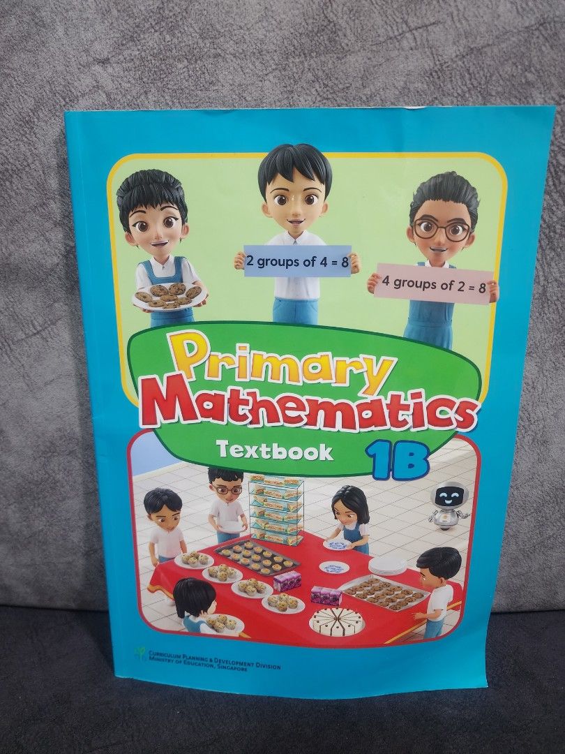 1B Primary Mathematics textbook, Hobbies & Toys, Books & Magazines ...