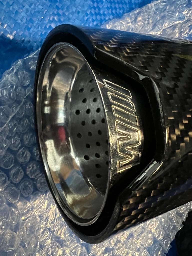 1PCS M-Performance Carbon Exhaust Tips For F87 M2 F80 M3 F82 F83 M4 F90 ...