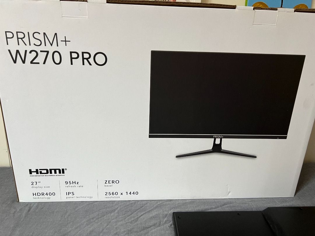 27" W270 Pro Monitor + ARC Stealth Monitor Arm, Computers & Tech, Parts ...
