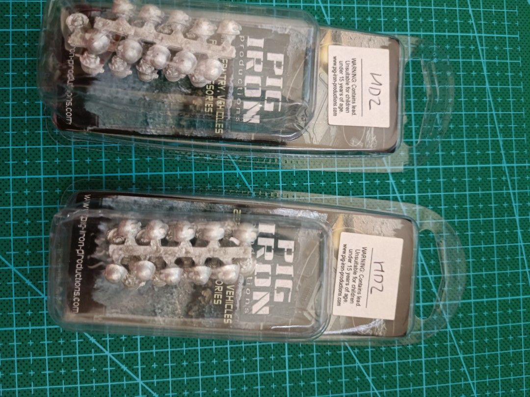40k IG Pig Iron Steel Legion heads metal, Hobbies & Toys, Toys & Games ...