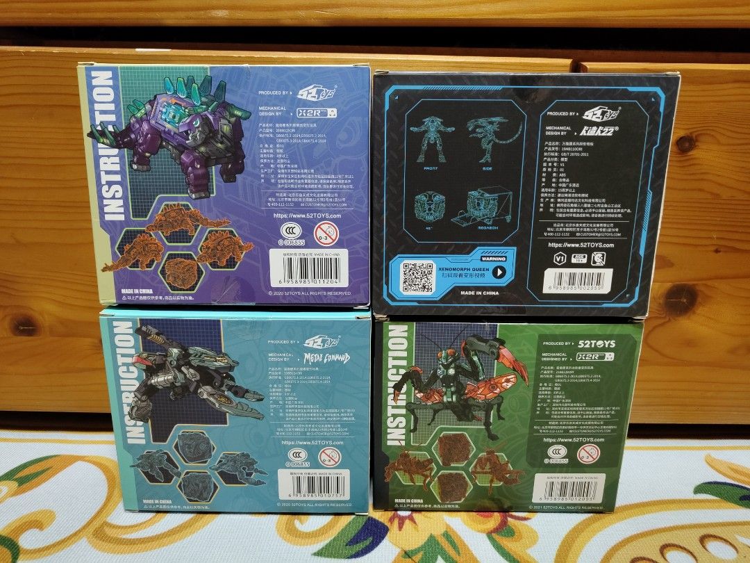 52toys beastbox megabox reaper, jetsam, jawbreaker, xenomorph queen ...