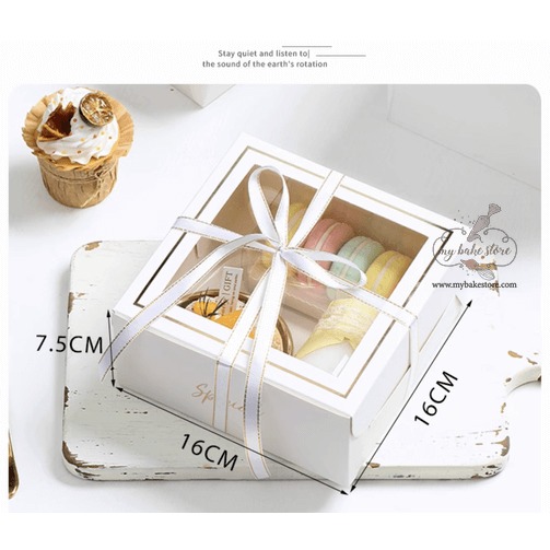 5pcs-4/5 inch Cake box Pastry box Cheesecake Box, Hobbies & Toys ...