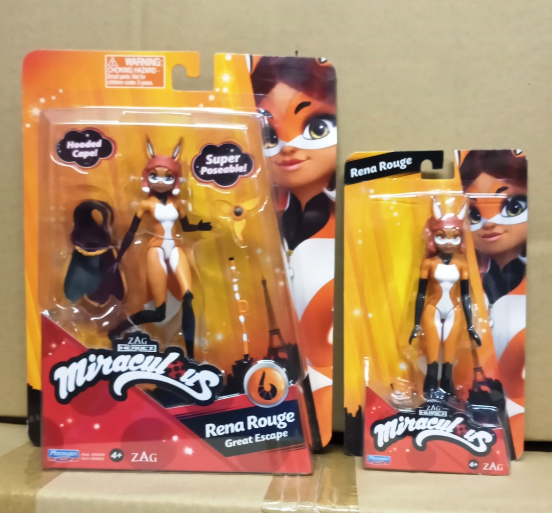 *注意內文* 歐洲版 (香港沒有行貨) 2020年 Playmates 5吋($180) and 4吋 ($100) Miraculous ...