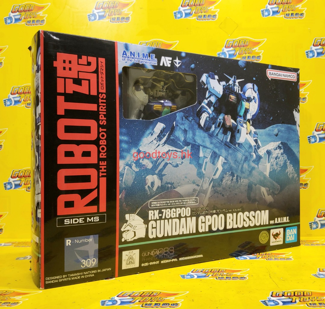 中古已開封 欠說明書 BANDAI 高達 0083 ROBOT 魂 309 RX-78GP00 GUNDAM GP00 BLOSSOM VER.A.N.I.M.E., 興趣及遊戲, 玩具 ...
