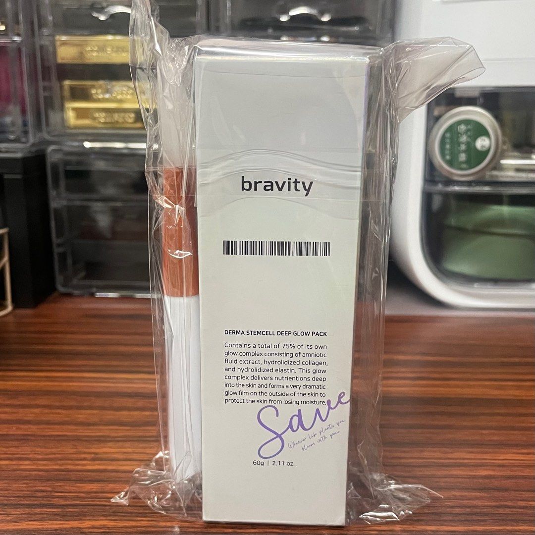 韓國 Bravity 幹細胞深層水光面膜, 香水、美妝、保養, 臉部彩妝、保養與清潔, 護膚、清潔產品在旋轉拍賣