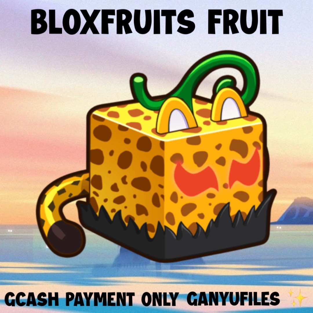 Leopard Fruit - Roblox Bloxfruits, Video Gaming, Gaming Accessories, In ...
