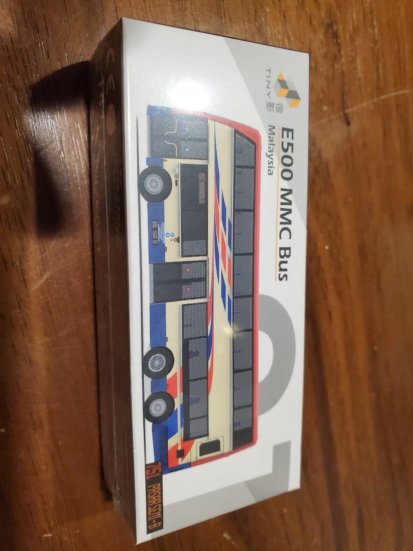 馬來西亞 Malaysia 微影 Tiny 1:110 NO. MY01 E500 MMC BUS 751號 rote:PRSAR SEMI-B, 興趣及遊戲, 玩具 & 遊戲類 ...