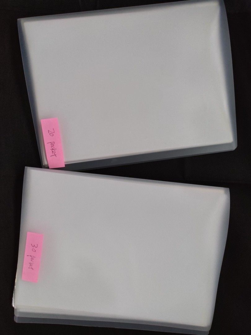 A4 pocket file ( 20 pockets/ 30 pockets), Hobbies & Toys, Stationery ...