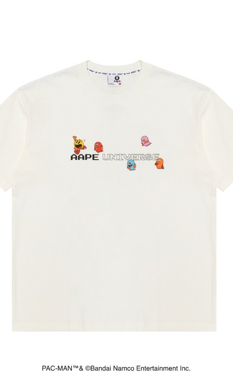 Aape x Pac-Man, Men's Fashion, Tops & Sets, Tshirts & Polo Shirts on ...