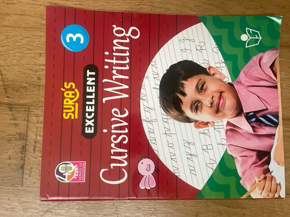 Activity book - cursive writing english, Hobbies & Toys, Books ...