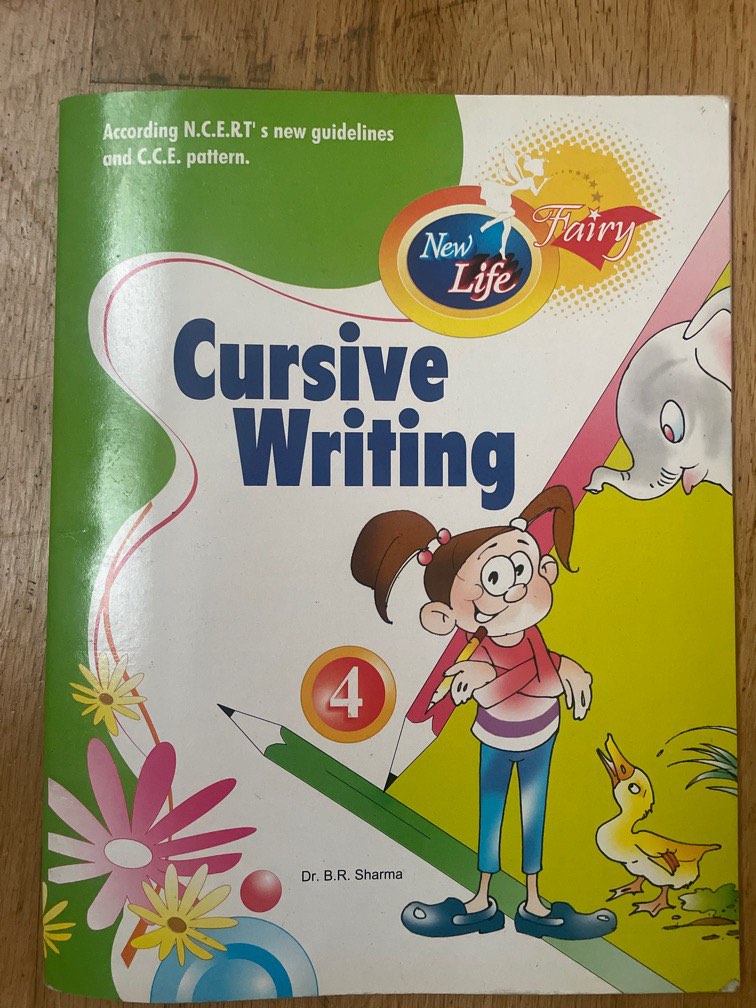 Activity book - English cursive writing, Hobbies & Toys, Books ...