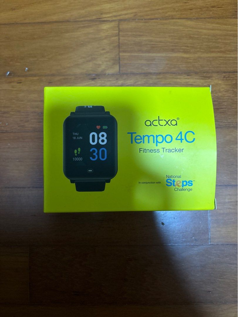 Actxa Tempo 4c Fitness Tracker, Mobile Phones & Gadgets, Wearables & Smart Watches on Carousell