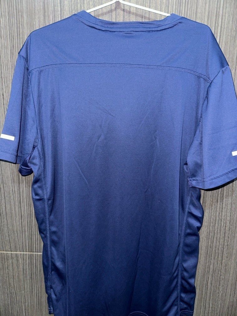 ADIDAS NAVY BLUE GYM TOP, Men's Fashion, Activewear on Carousell