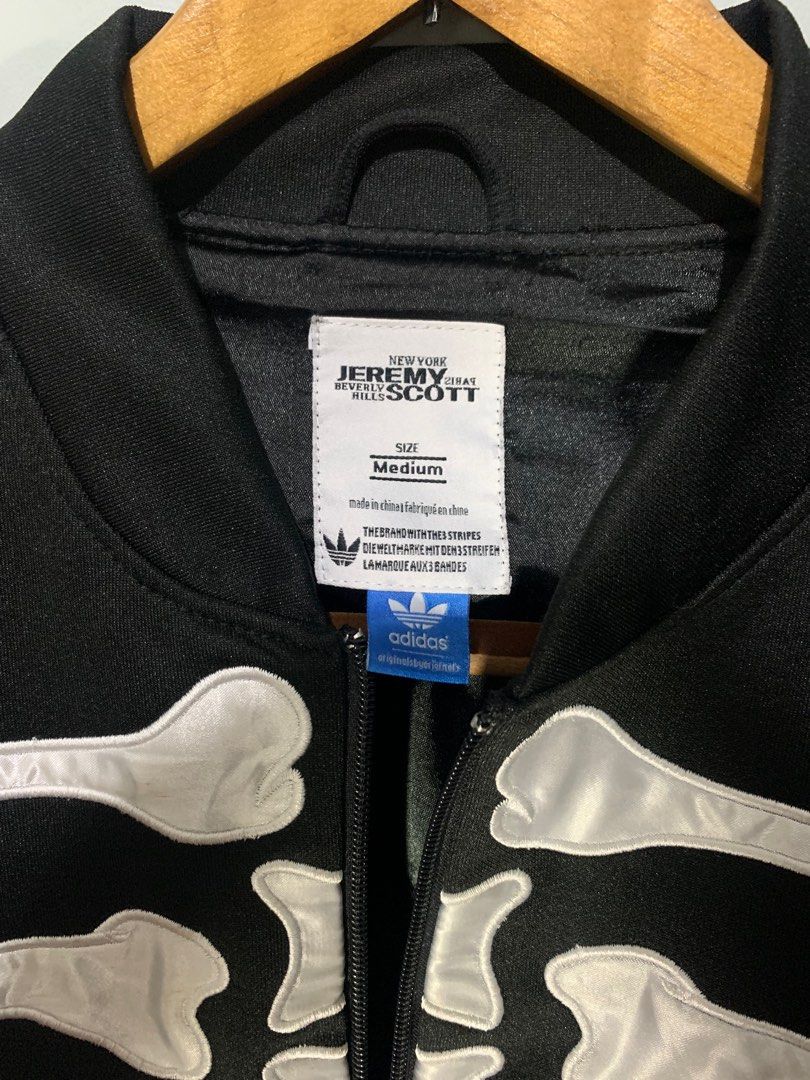 Adidas Originals Jeremy Scott Bones Skeleton Track Jacket, Men's ...