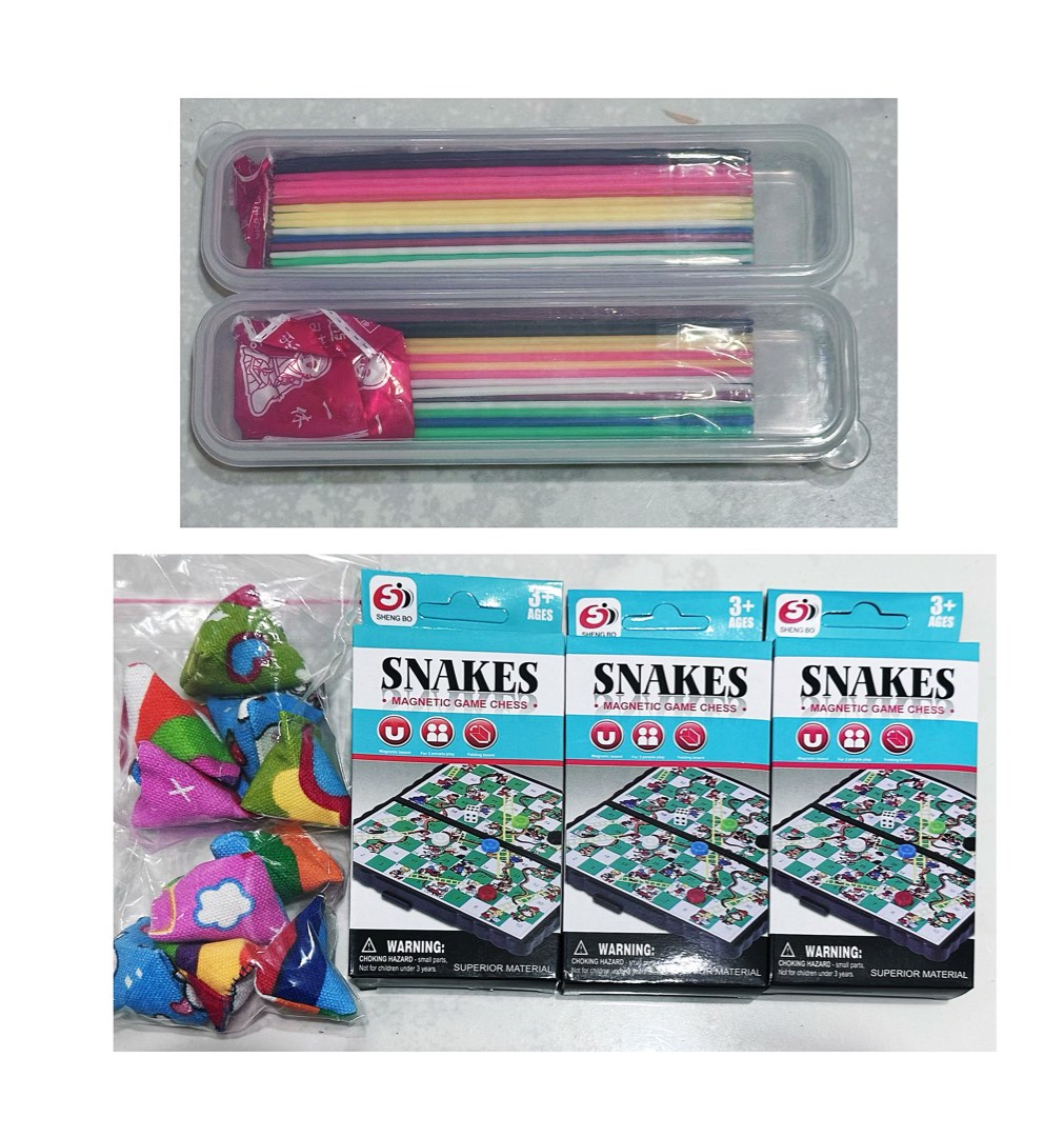 all 7 for $10 snake game pick up stick and five stone, Hobbies & Toys ...