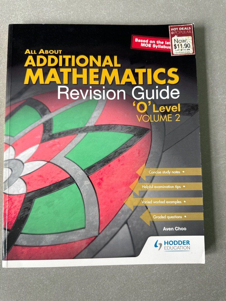 All About Additional Maths Revision Guide, Hobbies & Toys, Books ...