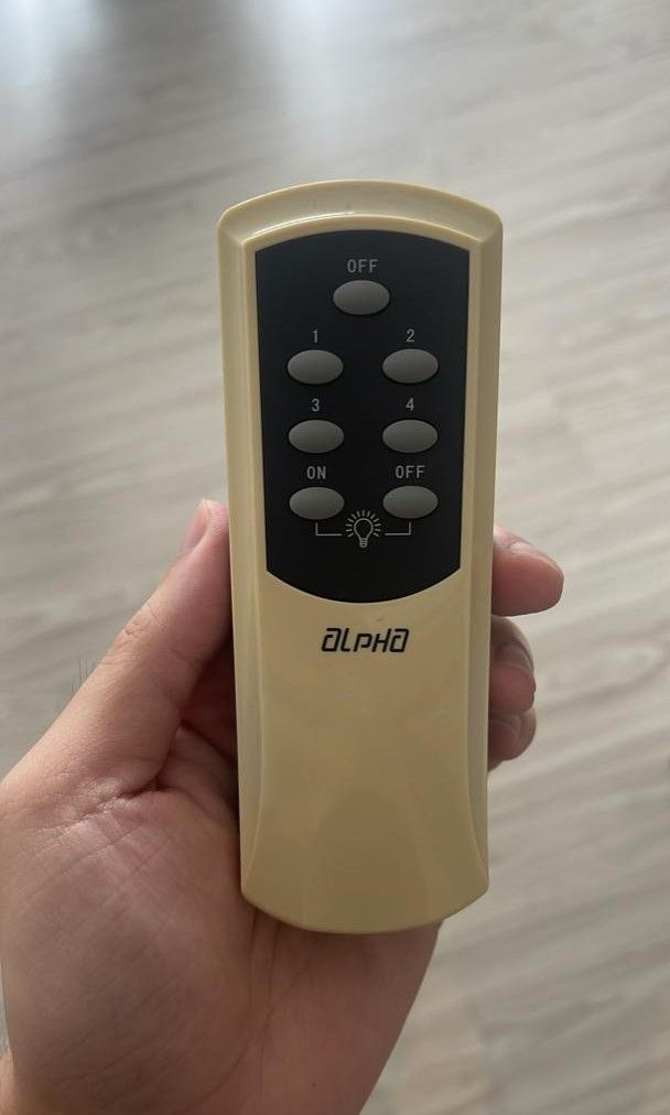 Alpha ceiling fan. 4 speed. 3 blades, Furniture & Home Living, Lighting ...