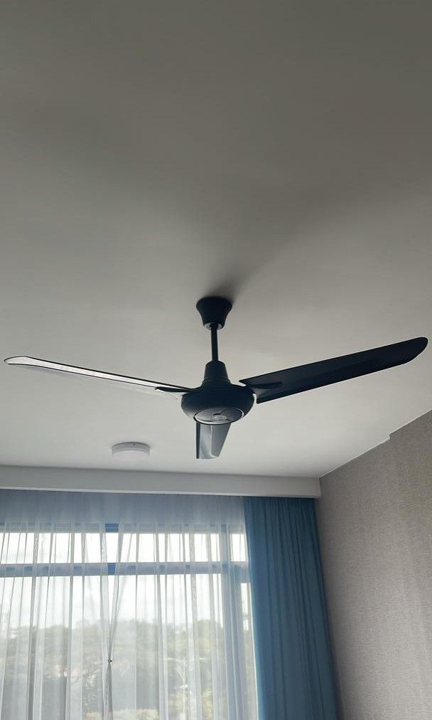 Alpha ceiling fan. 4 speed. 3 blades, Furniture & Home Living, Lighting ...