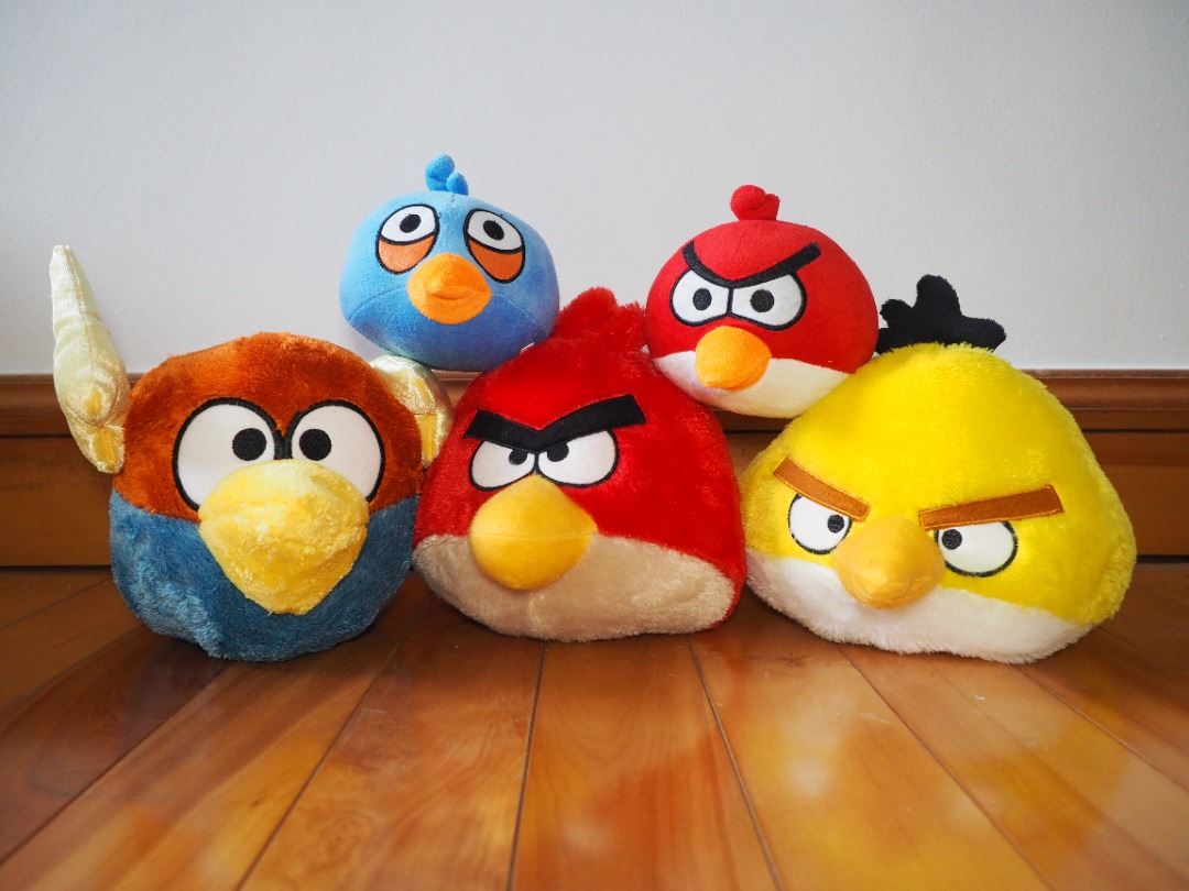 Angry Bird Soft Toys Plushie, Hobbies & Toys, Toys & Games on Carousell