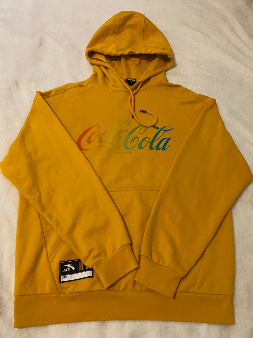 Anta X Coca cola hoodie, Men's Fashion, Coats, Jackets and Outerwear on ...