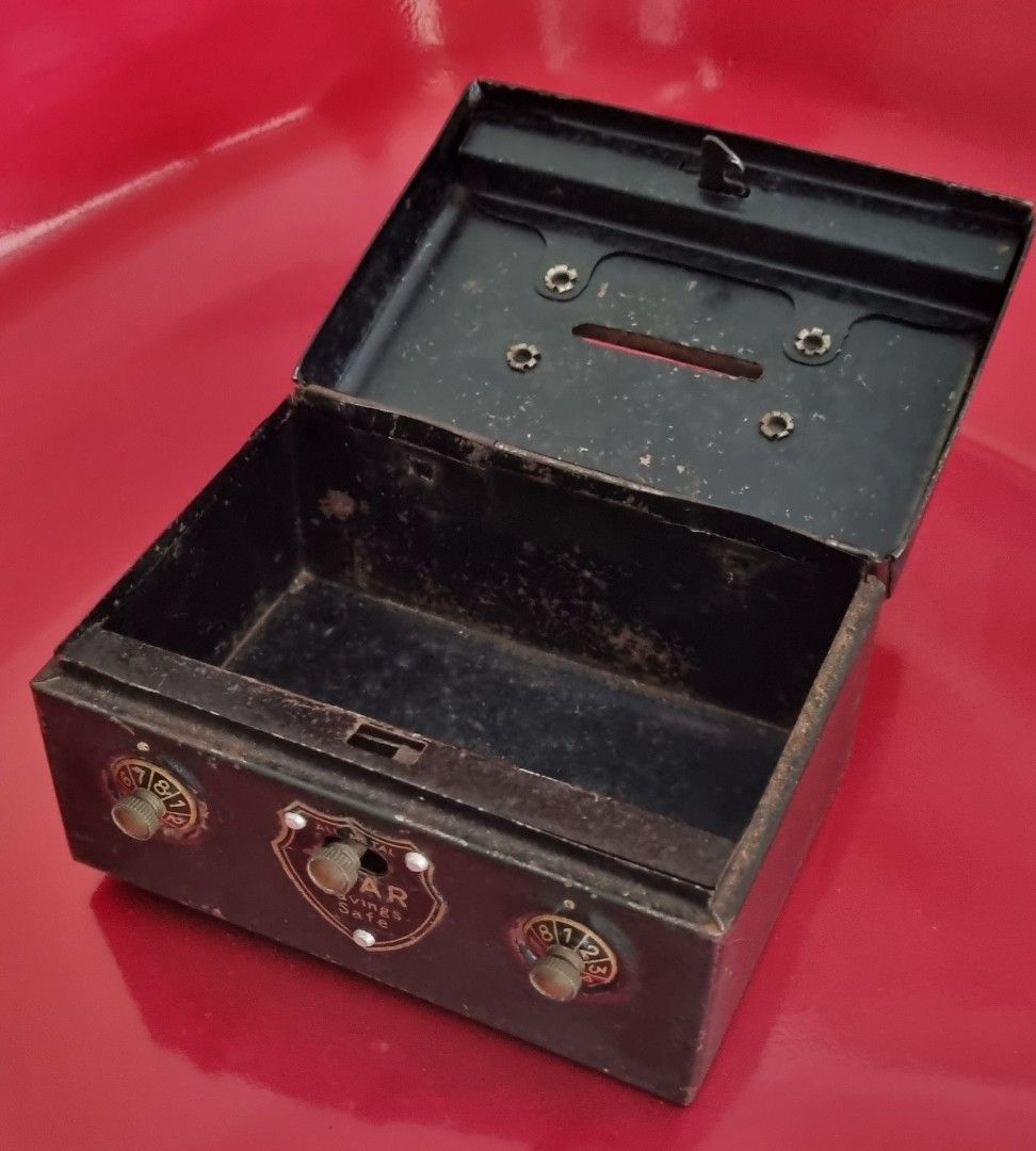 Antique Mini Safe Box, Furniture & Home Living, Security & Locks, Safe ...