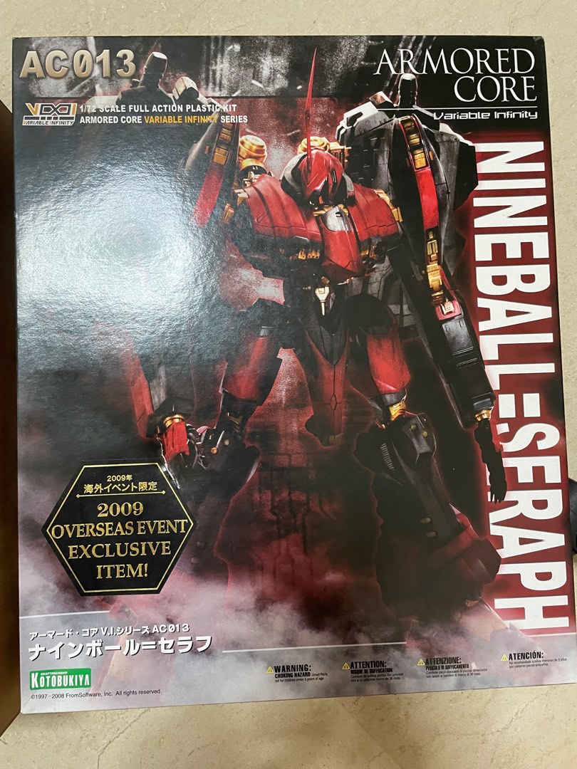 Armored Core Nineball Seraph Event Exclusive OOP Kit, Hobbies & Toys ...