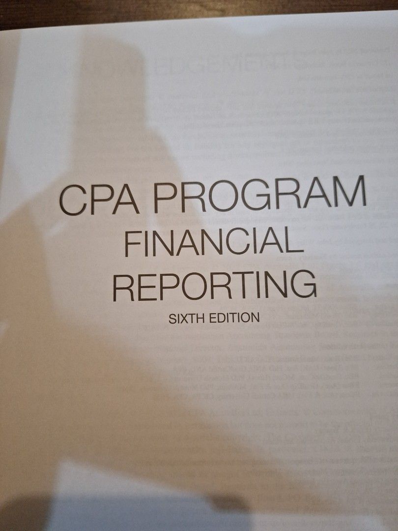 Australia CPA Financial Reporting 6th edition, Hobbies & Toys, Books ...