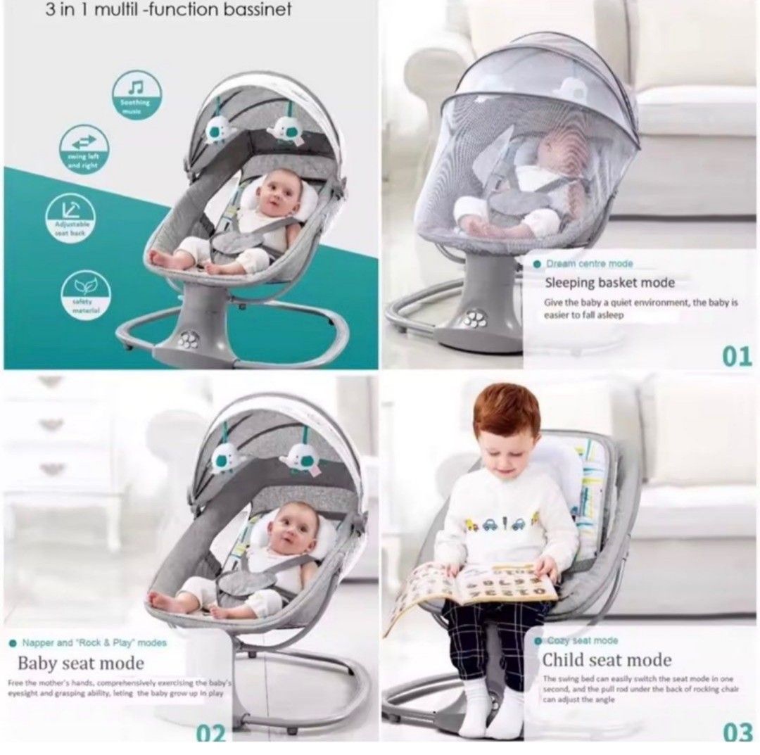 Baby Rocker Auto Swing Mastela, Babies & Kids, Baby Nursery & Kids ...
