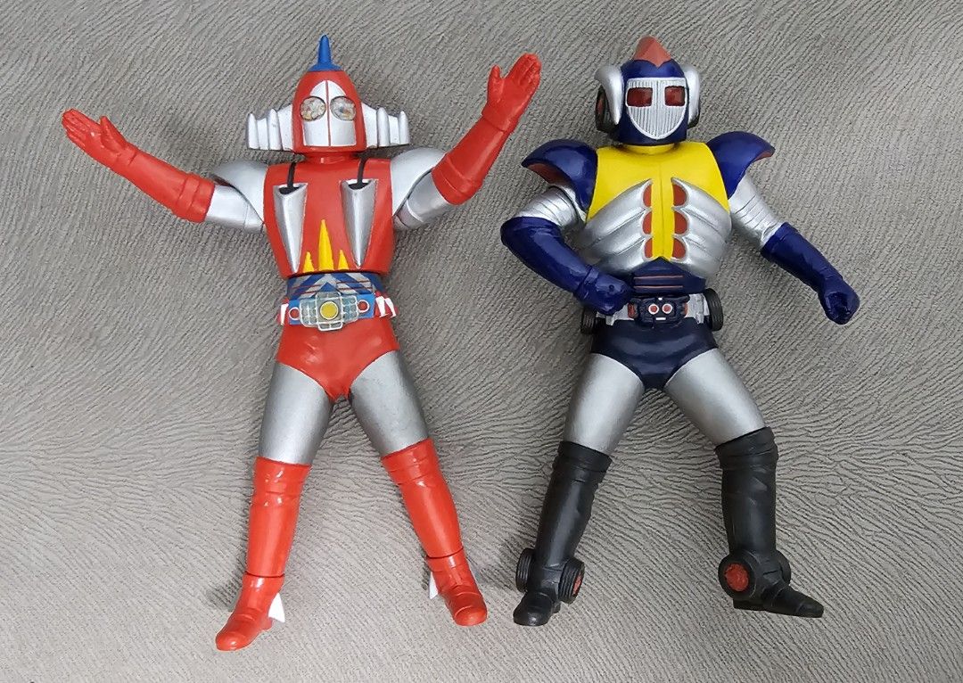 Bandai sofubi 2005 Space Ironman Kyodain Kyodyne Set, Hobbies & Toys ...