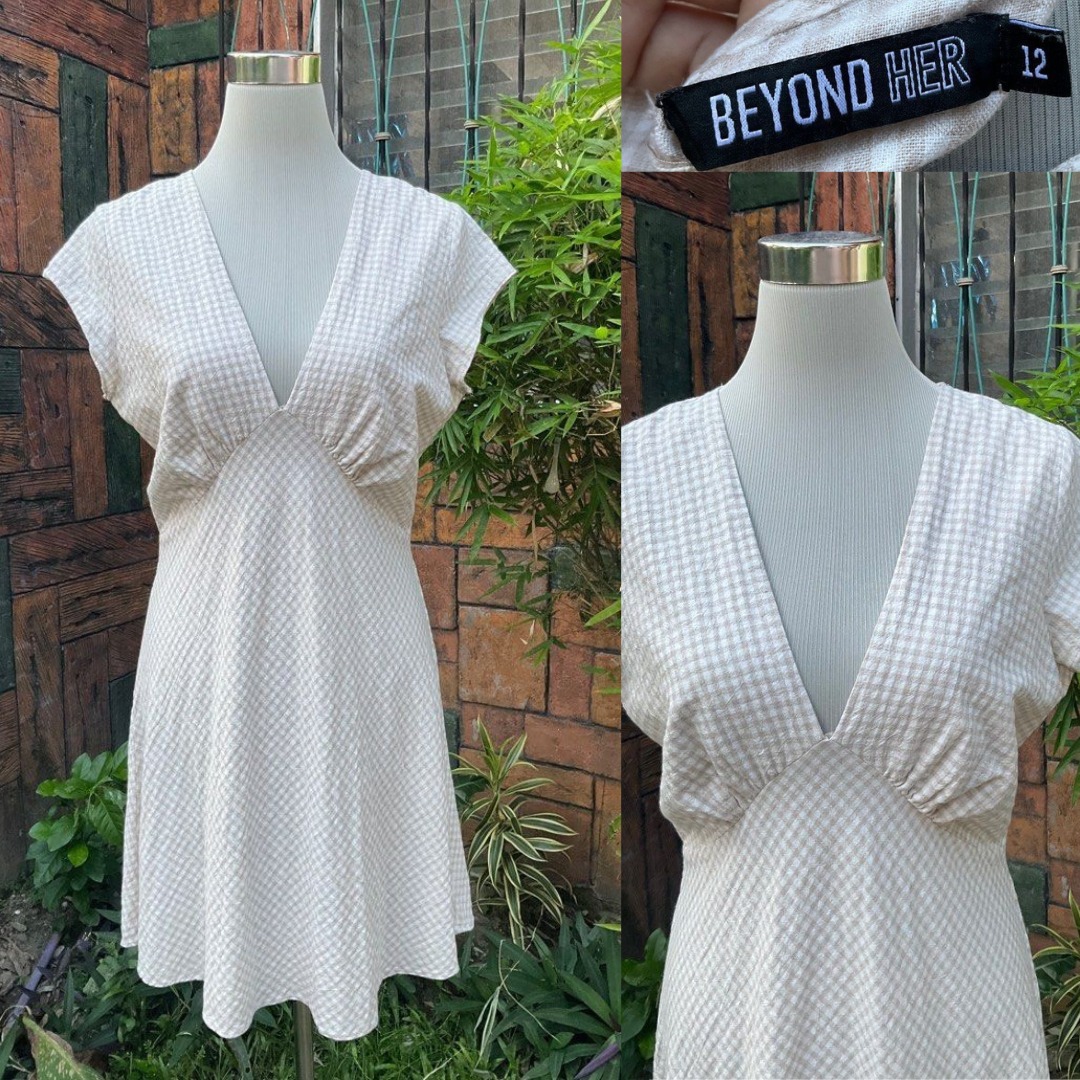 [Sale] BEYOND HER Dress - Australian Brand beyond her Beige Dress ...