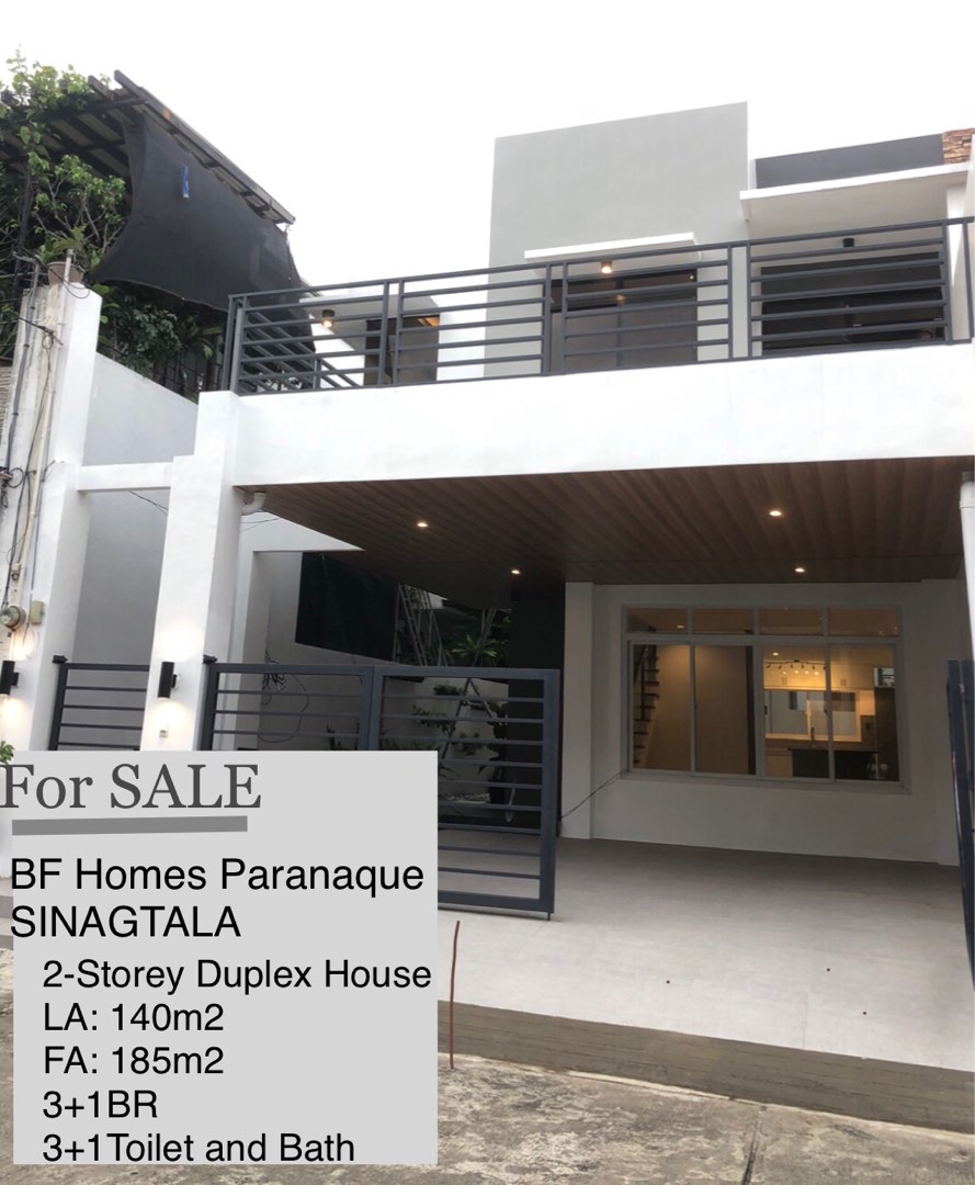BF Homes 2-Storey Duplex House for Sale, Property, For Sale, House ...