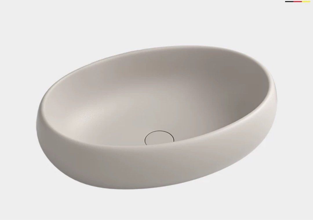 Biege basin, Furniture & Home Living, Bathroom & Kitchen Fixtures on ...