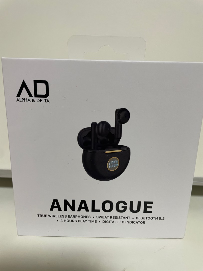 BN Brand New ALPHA DELTA Analogue True Wireless Earbuds, Audio ...