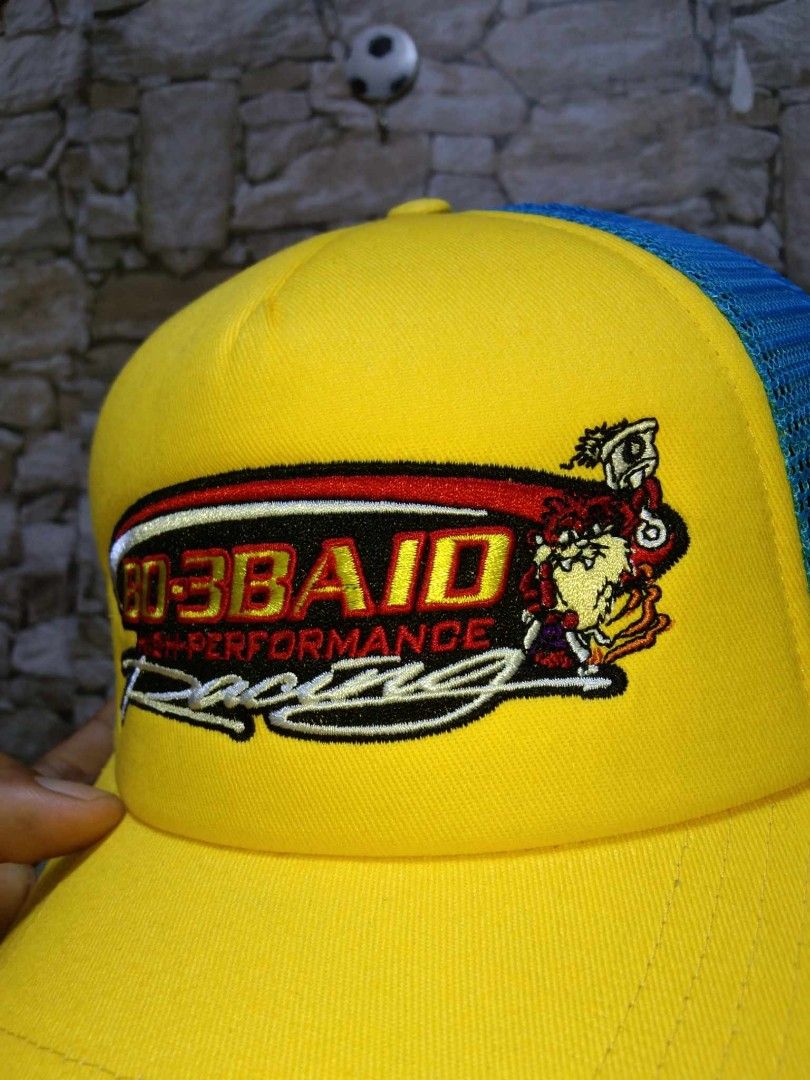 BO-3BAID racing trucker hat, Men's Fashion, Watches & Accessories, Caps ...