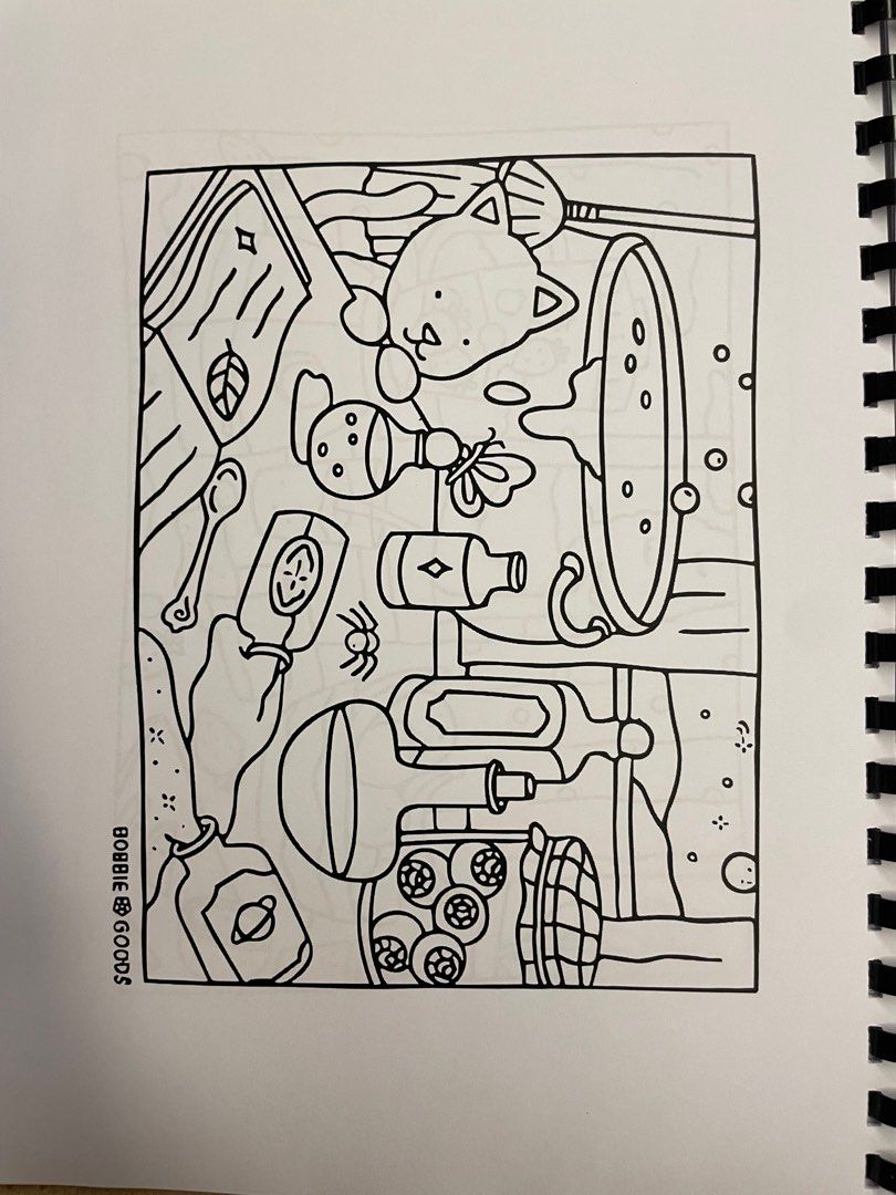 Bobbie Goods Colouring Book Hobbies And Toys Books And Magazines